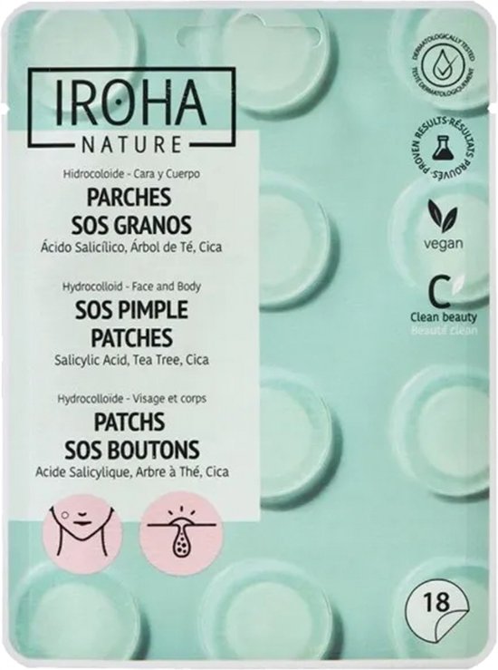 Patches Iroha SOS Anti-Acne 18 Stuks | bol