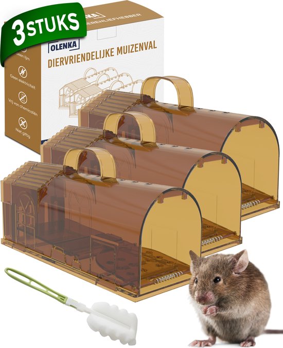 Olenka Muizenval - Diervriendelijke Muizenvallen Voor Binnen en Buiten ...
