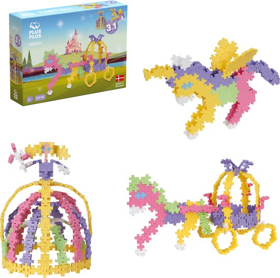 Plus-Plus Mini Pastel - Sprookjes 3-in-1 - 220 stuks | bol