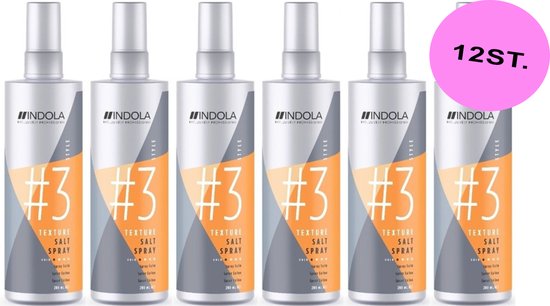 Indola Texture Salt Spray - 12x200ml | bol