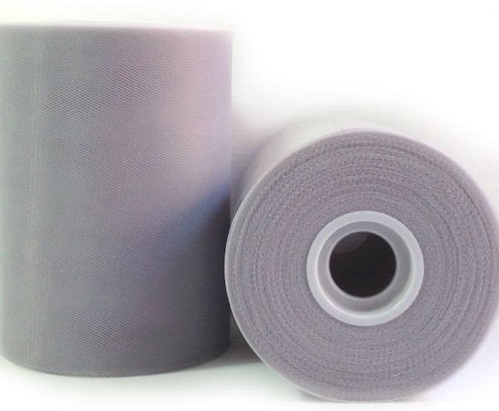 Tule rol grijs | bol