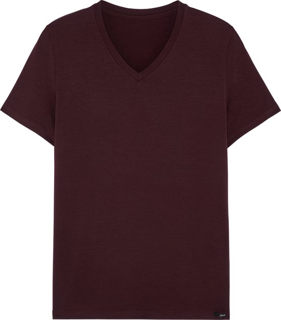 HOM Tencel soft tee-shirt v neck (1-pack) - heren T-shirt V-hals ...