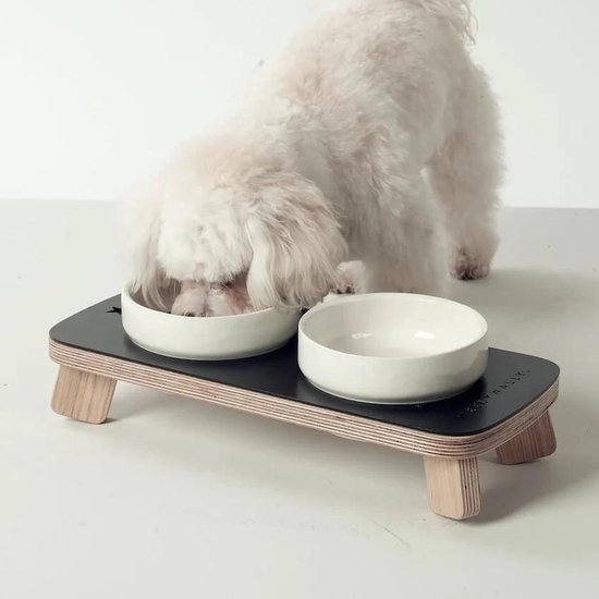 Weelywally Toscana Voerbak Voor Huisdieren Zwart | bol