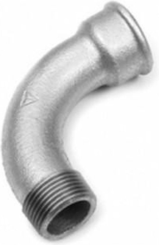 Bocht 90gr Nr.1 Gegalvaniseerd 1/8” | bol