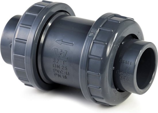 Druk PVC terugslagklep - 90mm - 10 bar | bol