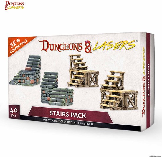 Dungeons and Lasers - STAIRS PACK - RPG Terrein - Roleplaying Games ...
