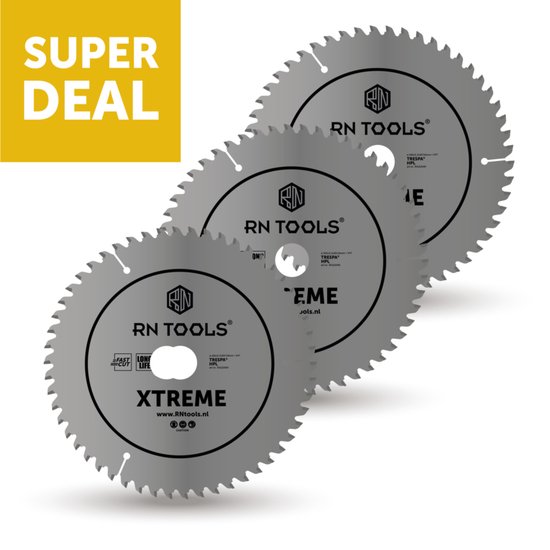Superdeal bestaande uit RNtools Cirkelzaagblad - Trespa / HPL - 165 x 20 mm - 54... | bol