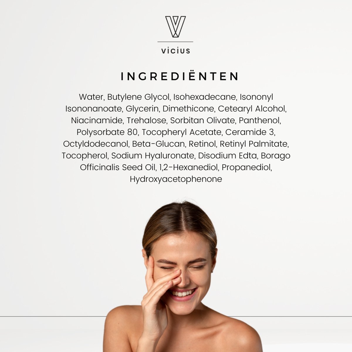 Vicius® - Dagcrème voor vrouwen - Moisturizer - Gezichtscrème - Anti ...