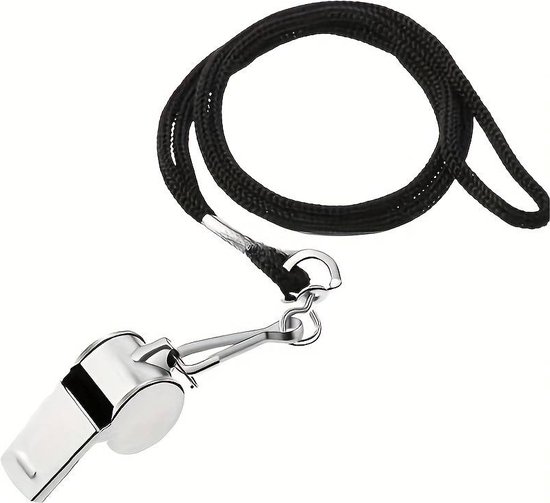 scheidsrechter - fluit - 1 stuk | bol