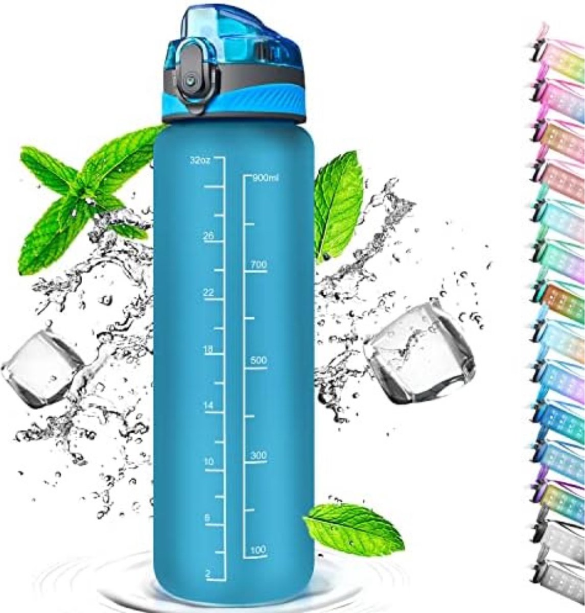 Bidon 1 Liter - Waterfles 1 liter - Bidon 1000ml - Drinfkles 1 Liter ...