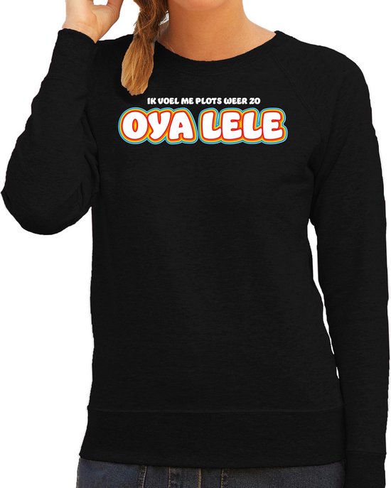 Bellatio Decorations Verkleed sweater voor dames - Oya lele - zwart ...