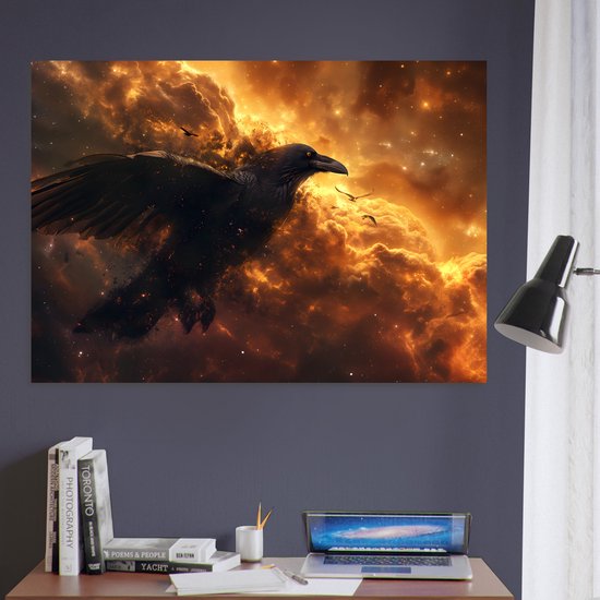 [Two Ravens] Raven Poster, Raaf Kunst, Raaf Muur Decoratie, Raven ...