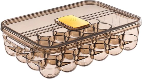Eierdoos - Doorzichtige Plastic Eierhouder Opslag met Deksel - 24 Grids ...