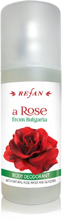 Refan natuurlijke en hyper allergische Rozen water deodorant spray ...