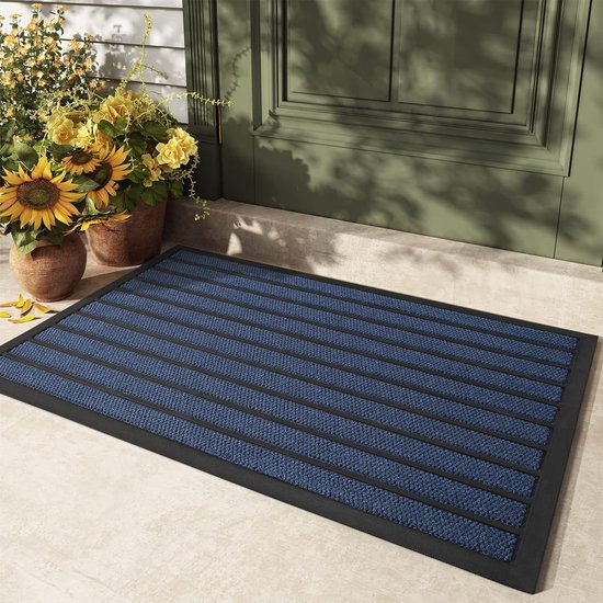 Deurmat, voor buiten, antislip, outdoor vuilvangmat, 60 x 90 cm ...