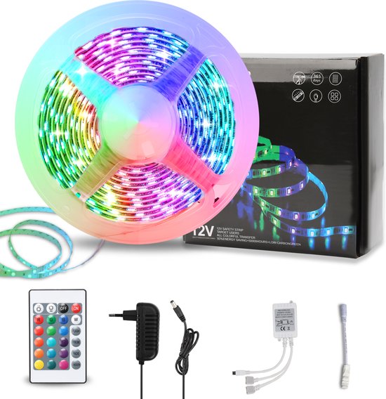 LED Strip 4 meter RGB 5050 SMD – 120 Light strip – RGB LED Strips ...