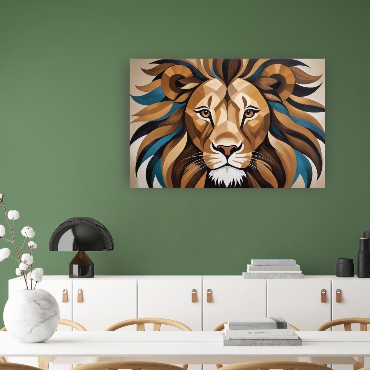 Leeuw art deco poster - Leeuw posters - Poster art deco - Retro poster ...