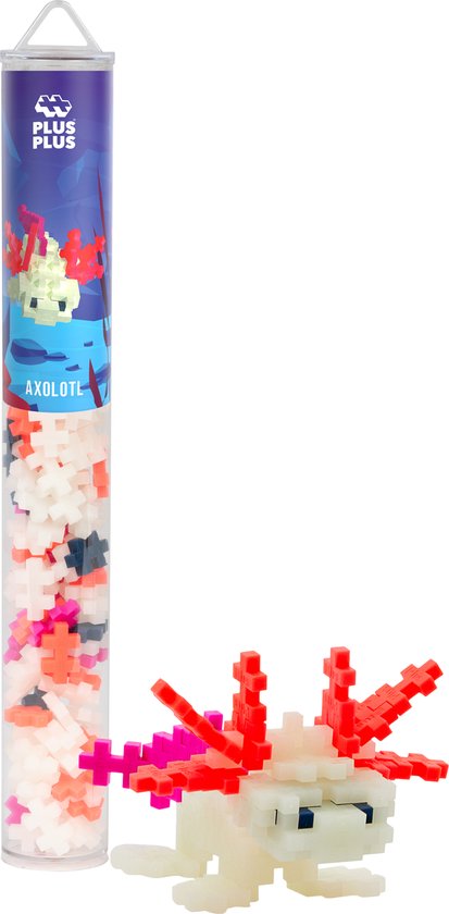 Plus-Plus Tube axolotl 100 delige bouwset - 4310 - Bouwspeelgoed -... | bol