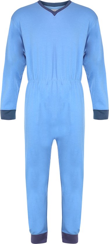 Hansop pyjama rugrits XL (blauw) | bol