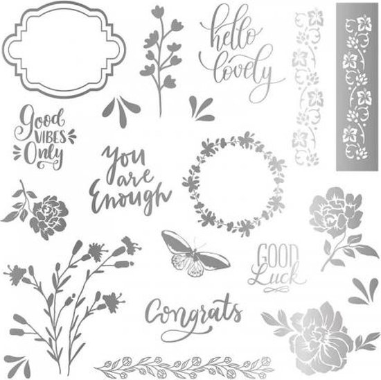 CC - Adhesive Foil Rub-On Transfer Pad - Shine Like a Star | bol