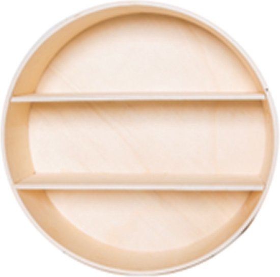 Wandplank Simplicity rond - Beige | bol