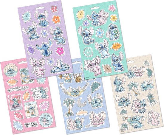 Disney Stitch Sticker Set - 5 vellen | bol