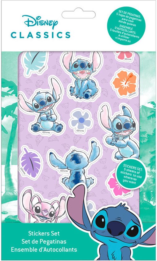 Disney Stitch Sticker Set - 5 vellen | bol