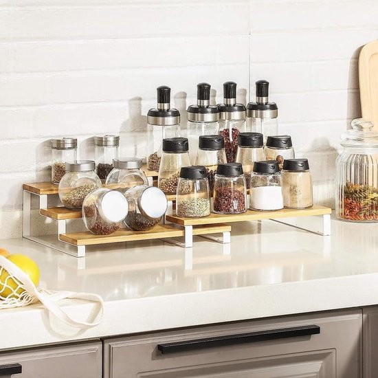 Spice Rack for Spice Shakers, Spice Jars, Perfect for Storing in the ...