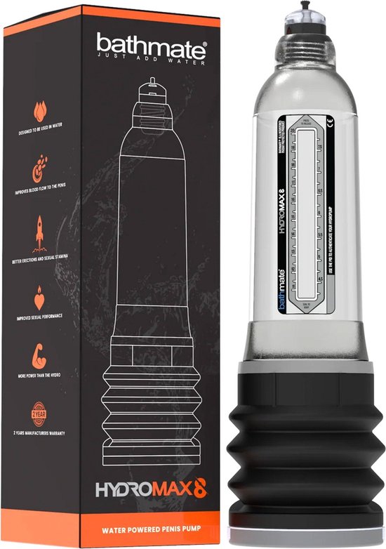 Bathmate - Hydromax 8 - Penispomp - Transparant | bol