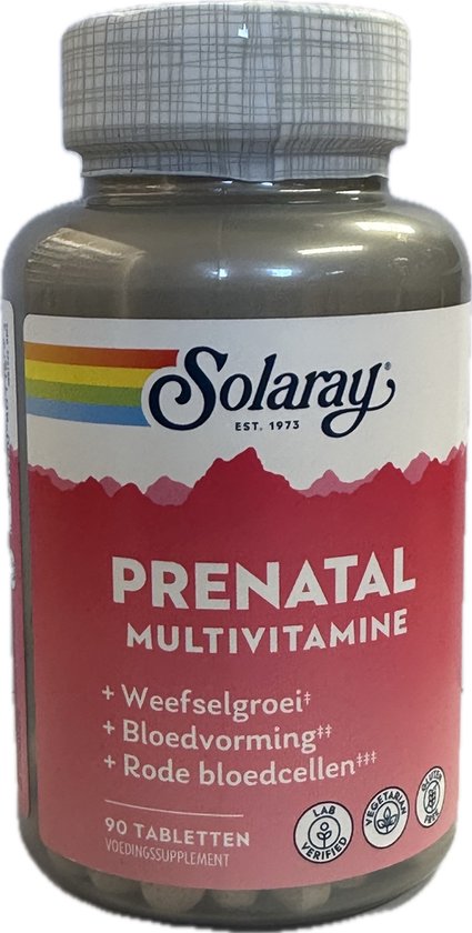 Solaray Prenatal Multivitamine 90 Tabletten | bol