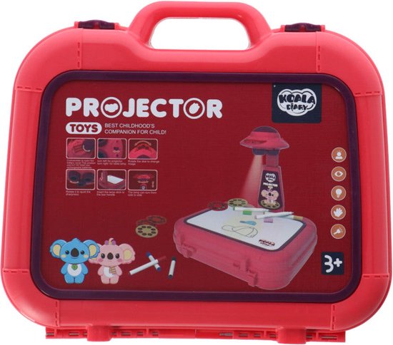 Koala Diary Tekenprojector in Koffer Roze | bol