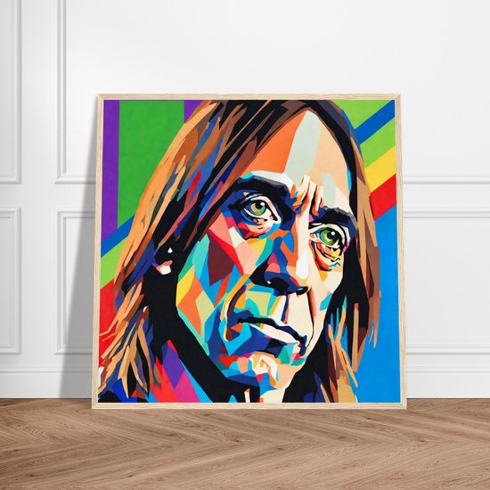 iggy pop poster | iggy pop posters | 50 x 50 cm | pop art streetart ...