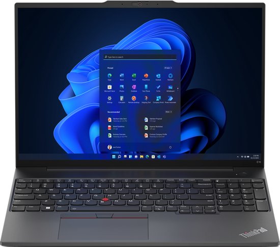 Lenovo ThinkPad E16 Gen 1 - 16" (40,6 cm) - 24GB DDR4RAM - 1TB NVMe SSD ...