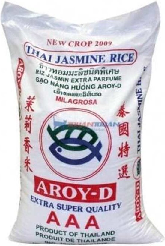 Aroy-D AAA Thai Jasmine Rice 18 kg | bol