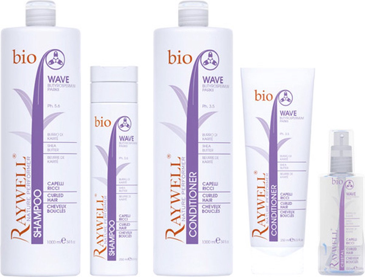 Raywell Wave - curled hair shampoo - 1000ml | bol