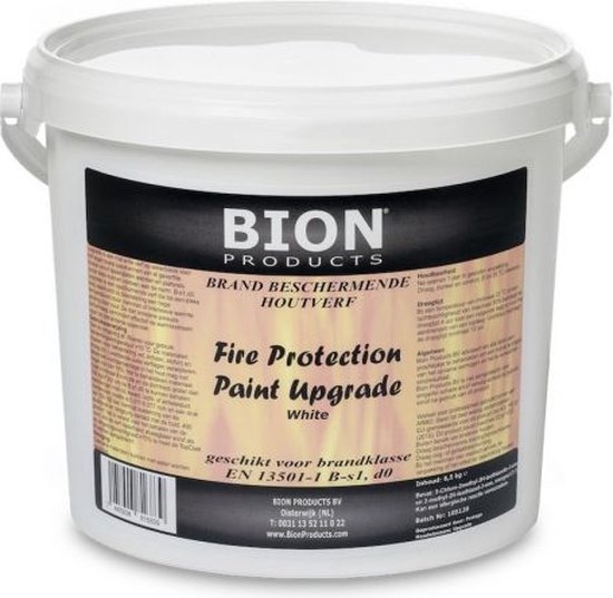 Brandwerende verf - Fire Protection Paint - Upgrade Wit 6,5 kg ...