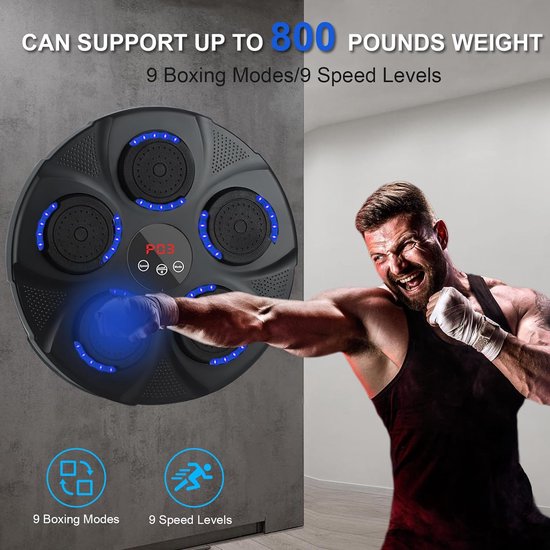 Boxing machine - 9 Standen - Inclusief Handschoenen Digitale boksing ...