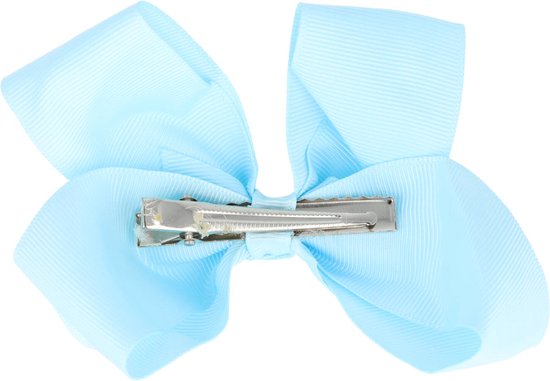 Haarspeld Duckklem Strik Stof 10cm Licht Blauw Haarklem Haarclip Haar ...