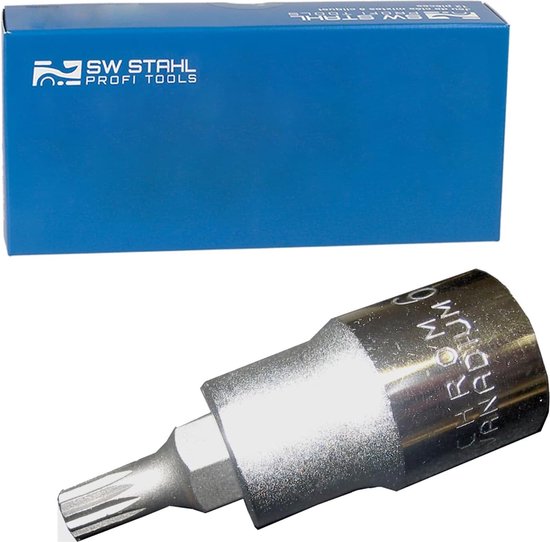 SW stalen spline inzetstuk 1/2 inch, 6 x 53 mm, 05302L | bol
