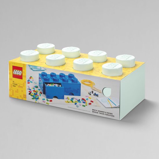 LEGO Opbergbox Brick 8 met lades - Opbergdoos voor speelgoed - 50 x 25 ...