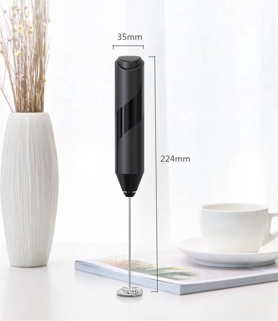 Melkopschuimer - Melkklopper - Melkopschuimer Electrisch - eierklopper -... | bol