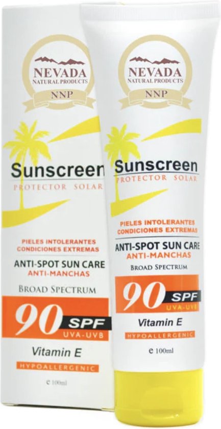 Nevada natural products anti-spot sunscreen spf 90 | bol
