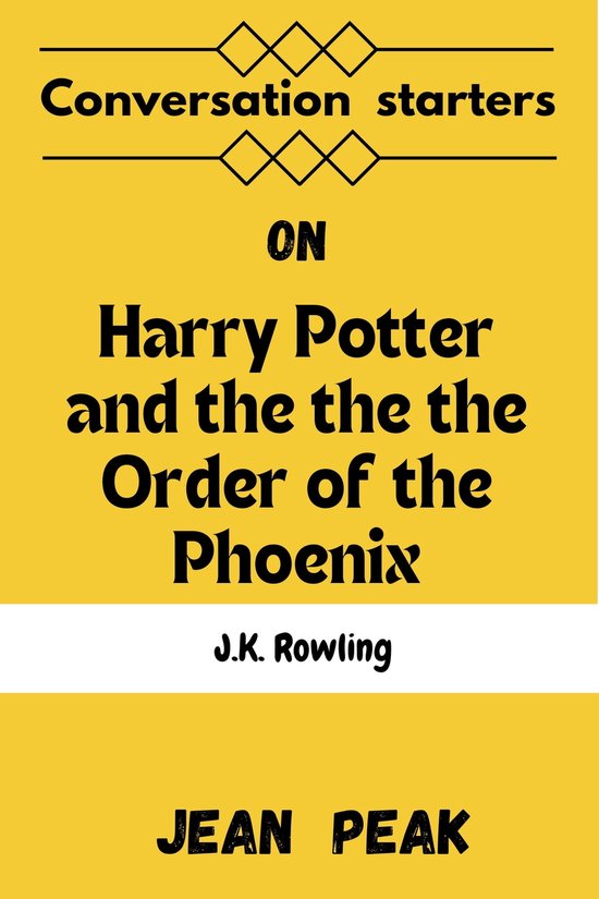 Harry potter series - Conversation starter on Harry Potter and the ...