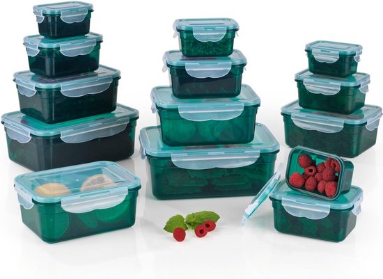 Set vershouddozen, smaragd-groen, Verpakking van 2 | bol