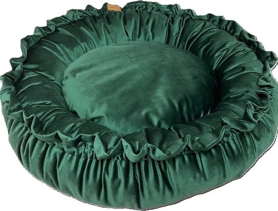 Lovely & Easy - hondenmandje Lilly - donkergroen - luxe hondenmand ...