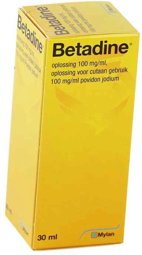 Voordeelverpakking 4 X Betadine jodium oplossing (30ml) | bol