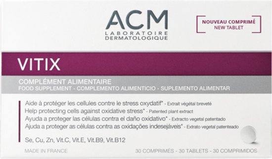 Laboratoire ACM Vitix Voedingssupplement 30 Tabletten | bol