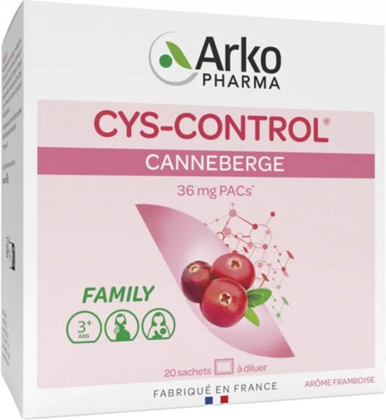 Arkopharma Cys-Control Cranberry 20 Zakjes | bol