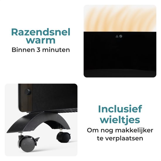 LIVIN' Elektrische Kachel - Elektrische kachels - Convector Heater ...