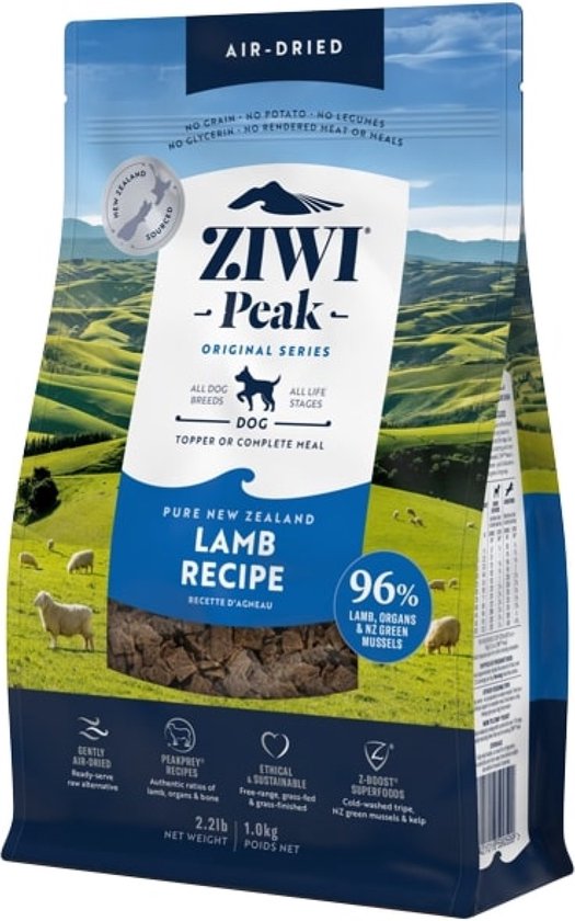 Ziwi PEAK DOG GENTLY AIR-DRIED Lamb 1KG | bol